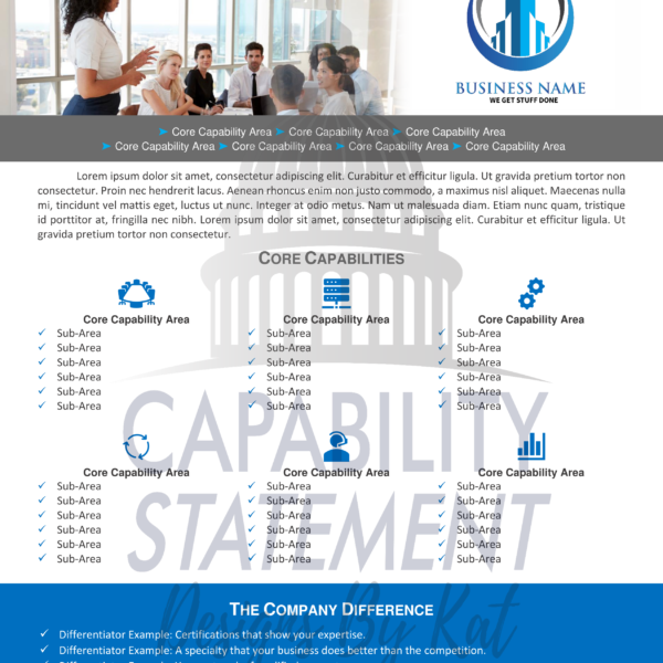 Shop - Capability Statement Designs by Kat