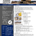 Modern Construction Capability Statement Template with Sub Capabilities